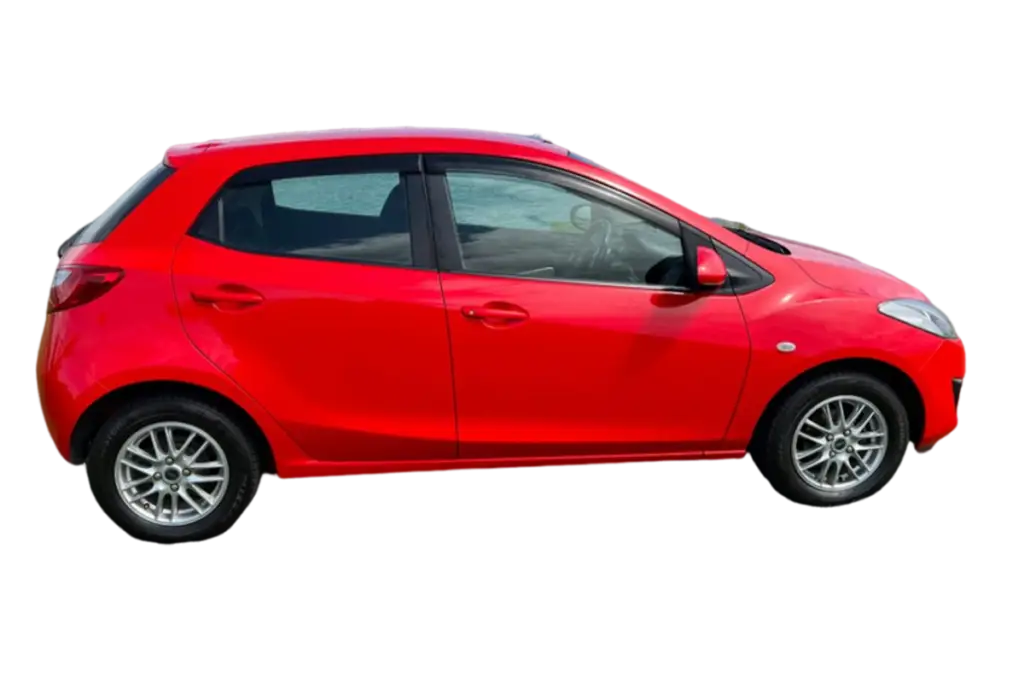 Mazda Demio Red 2011 - Alpha Rental Cars